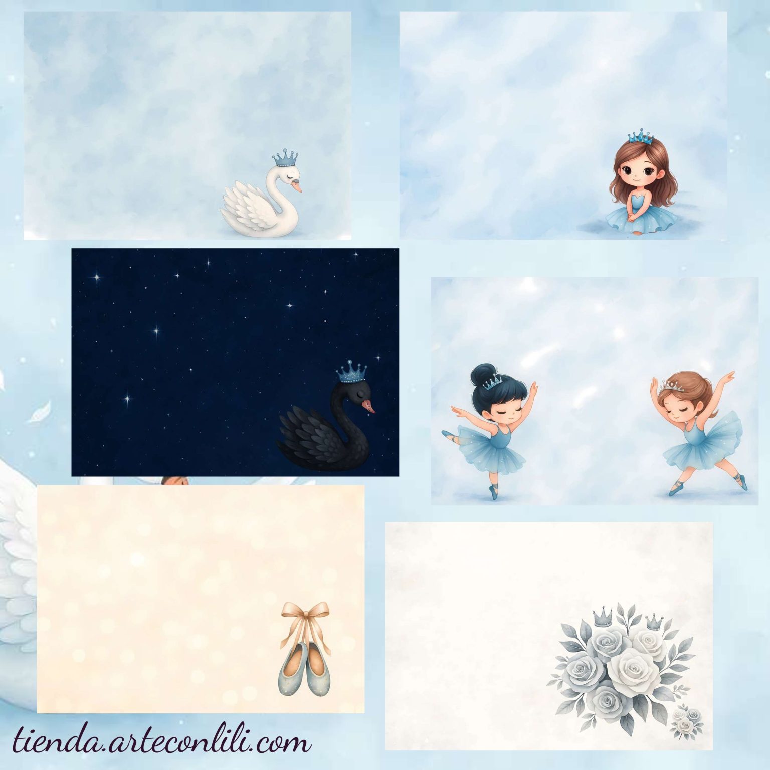 🎀 Cute Little Ballerina – Muestra Gratis de Papeles Digitales para ...